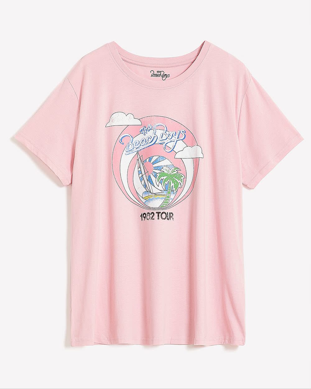 License Tee with The Beach Boys Print | Penningtons