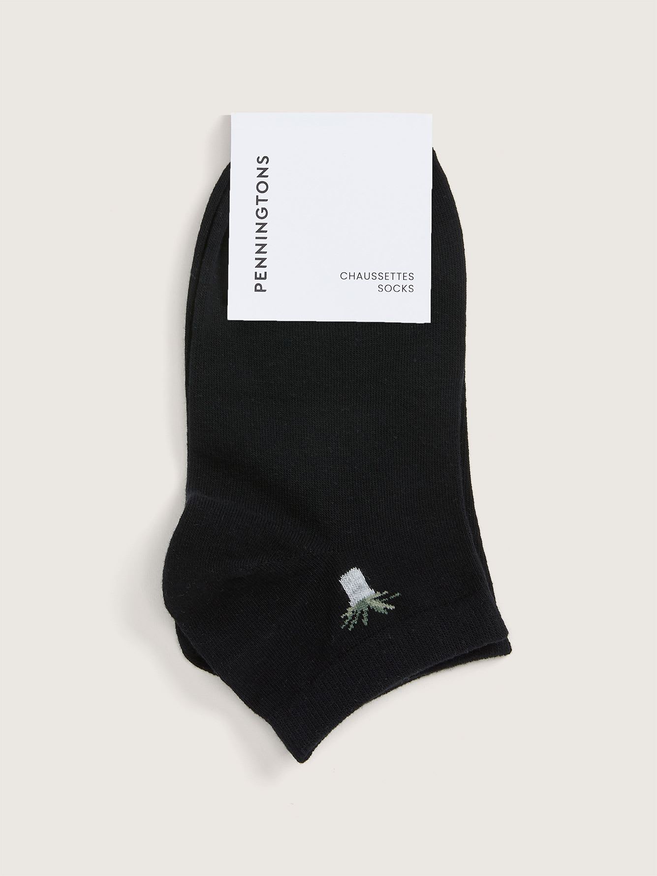 Low Cut Ankle Socks, Flower Pot Print, 1-Pair | Penningtons