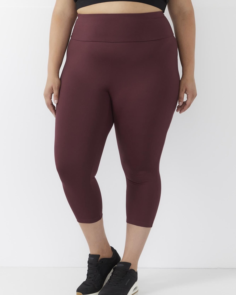Solid Capri Leggings - Active Zone | Penningtons