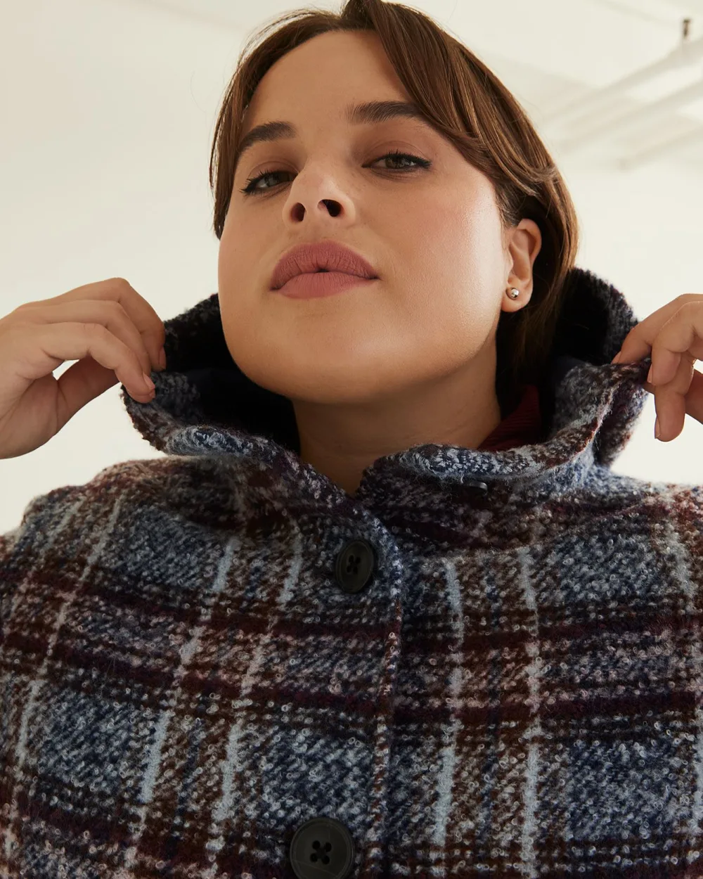 Responsible, Plaid Coat with Hood | Penningtons