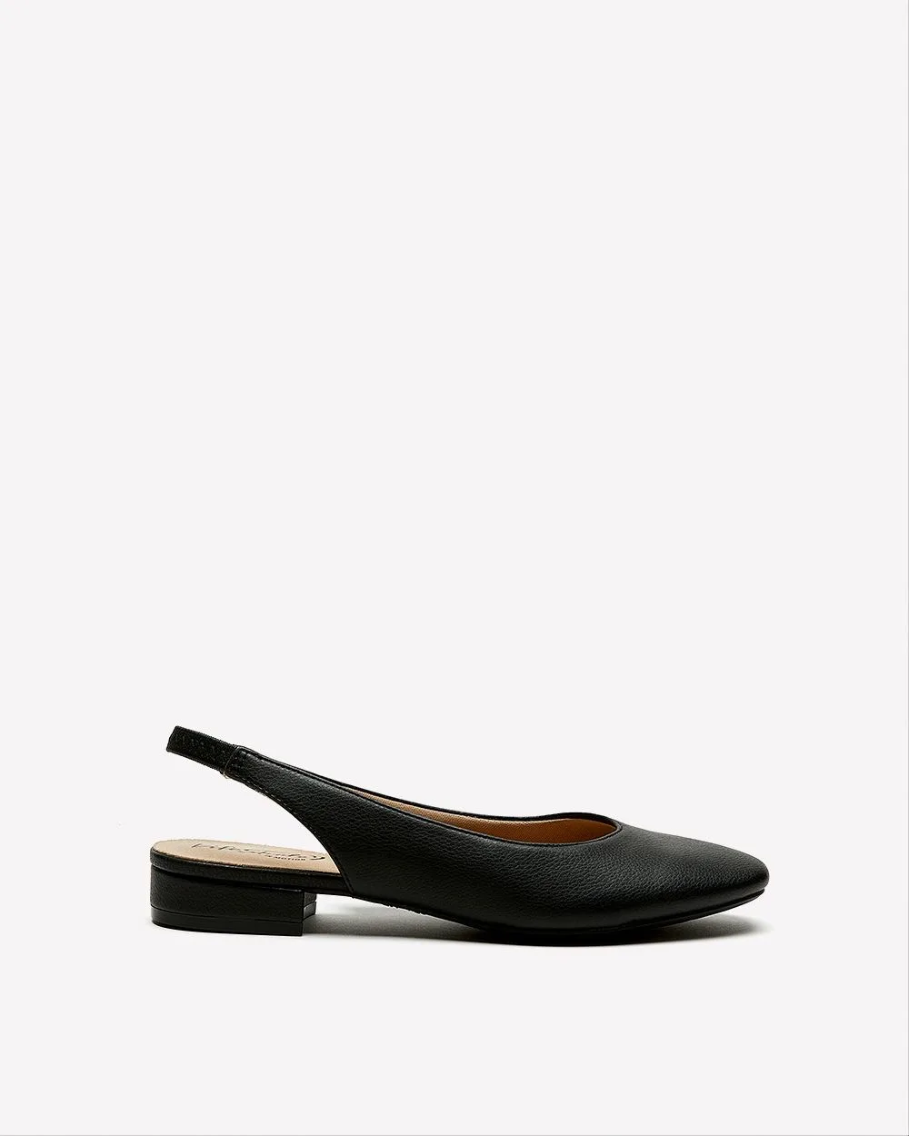 Wide Width, Black Low-Heel Slingback Shoe - LifeStride | Penningtons