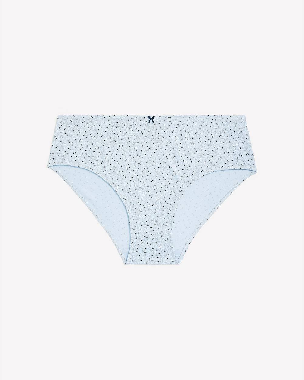 High-Cut Cotton Brief with Flower Print - ti Voglio | Penningtons