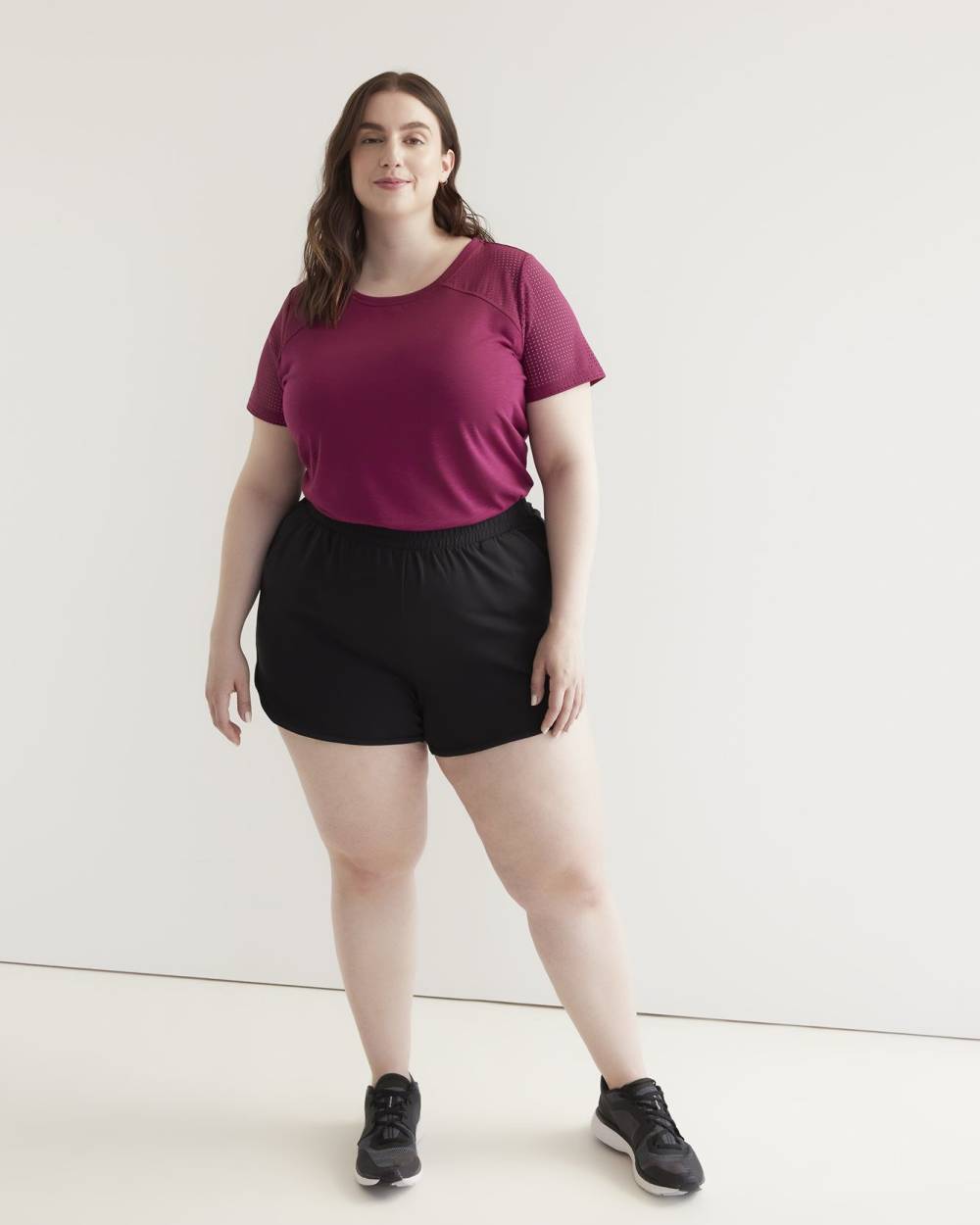 Elastic Pull-On Knit Short - Active Zone | Penningtons