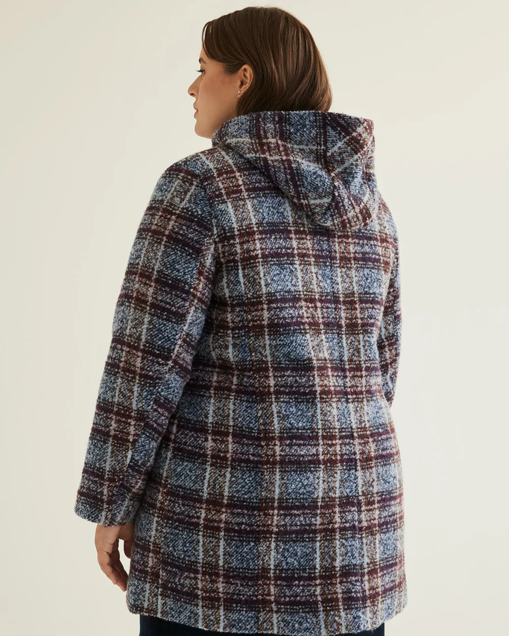 Responsible, Plaid Coat with Hood | Penningtons