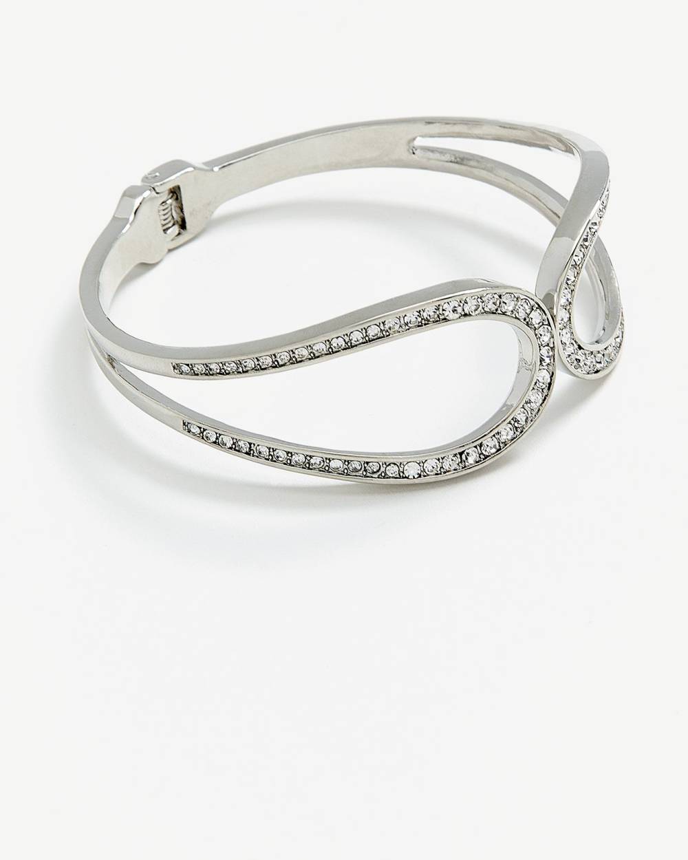 Cuff Bracelet with Crystal Loop Front | Penningtons