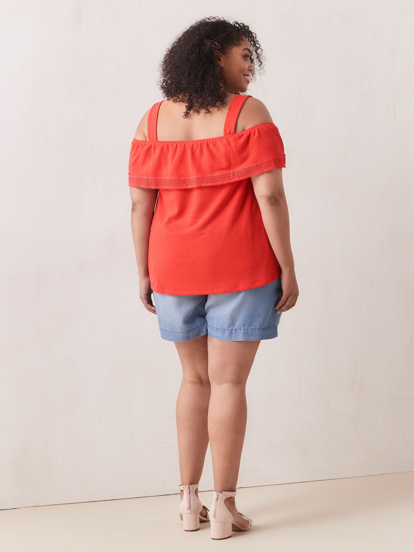 Off-Shoulder Top With Straps - In Every Story | Penningtons