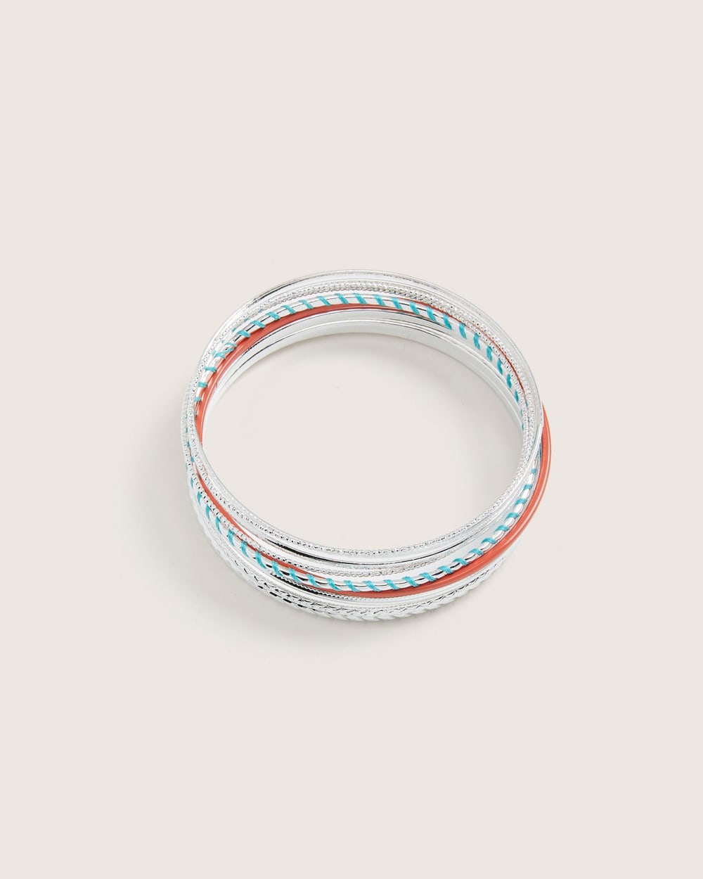 Assorted Thin Bangle Bracelets, Set of 9 | Penningtons