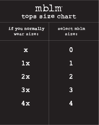 Penningtons | Size Chart