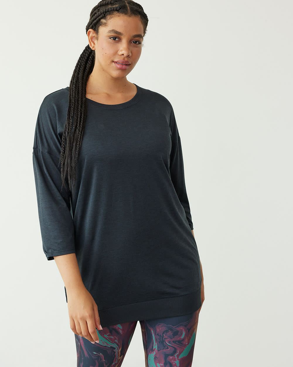 Long-Sleeve Crew-Neck Tunic, Dry Lux Hyba | Regular | Penningtons